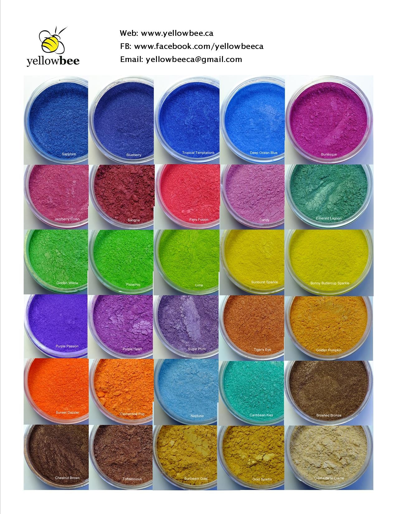 Colorant - Micas – YellowBee Packaging and Supplies Inc